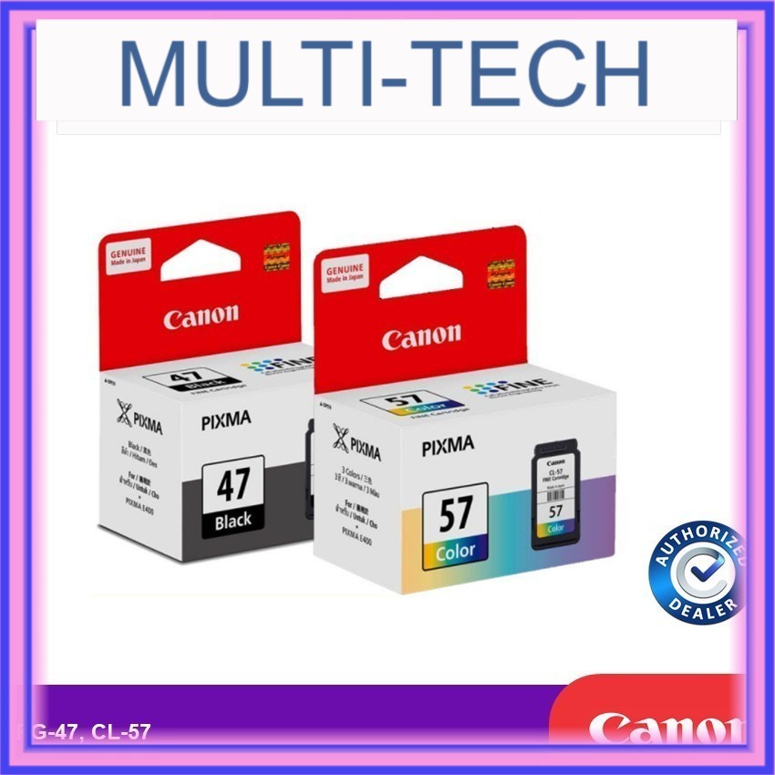 Canon Black CL-57 Color CL-57s Color Small Cartridge PG-47 | Shopee ...