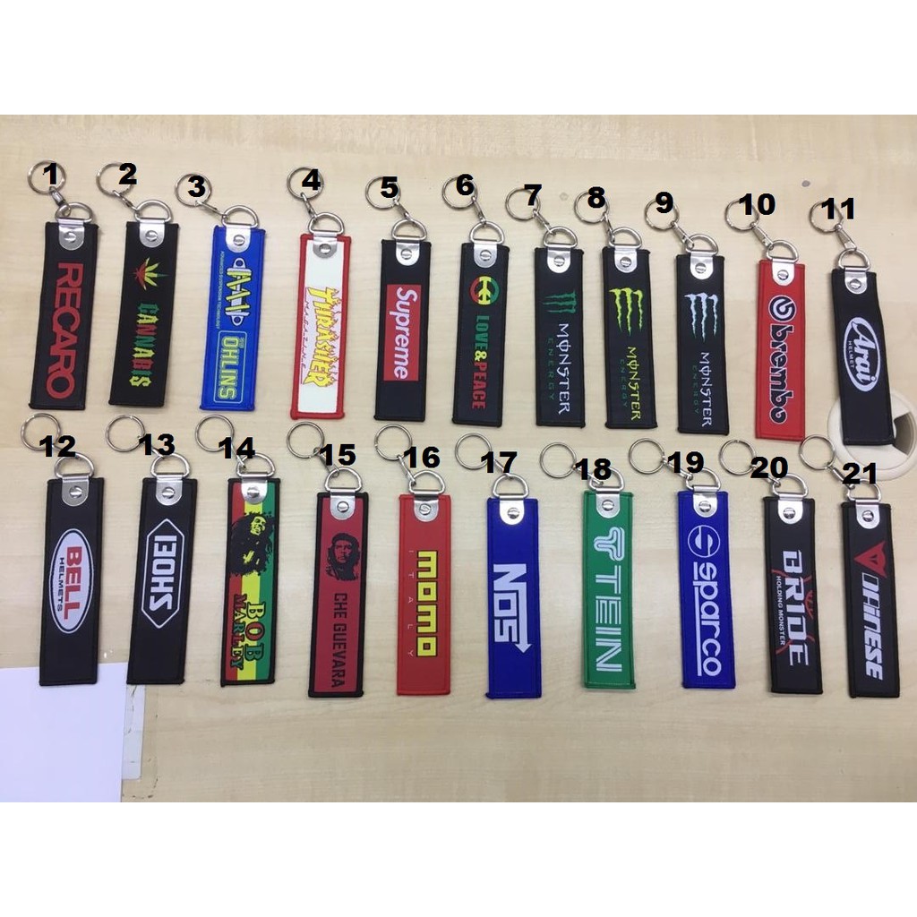 Keychain Key Chain Kain Gantung Pelbagai Corak Bell Tein Suzuki Bob ...