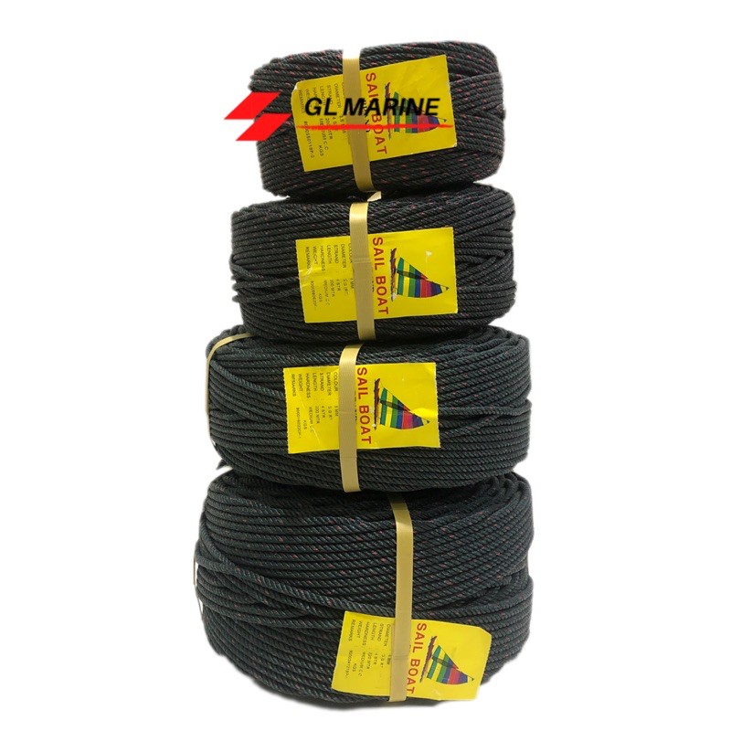 [ROLL] TALI PE 3.5MM SAIL BOAT PE ROPE POLYETHYLENE ROPE THAILAND PE ...