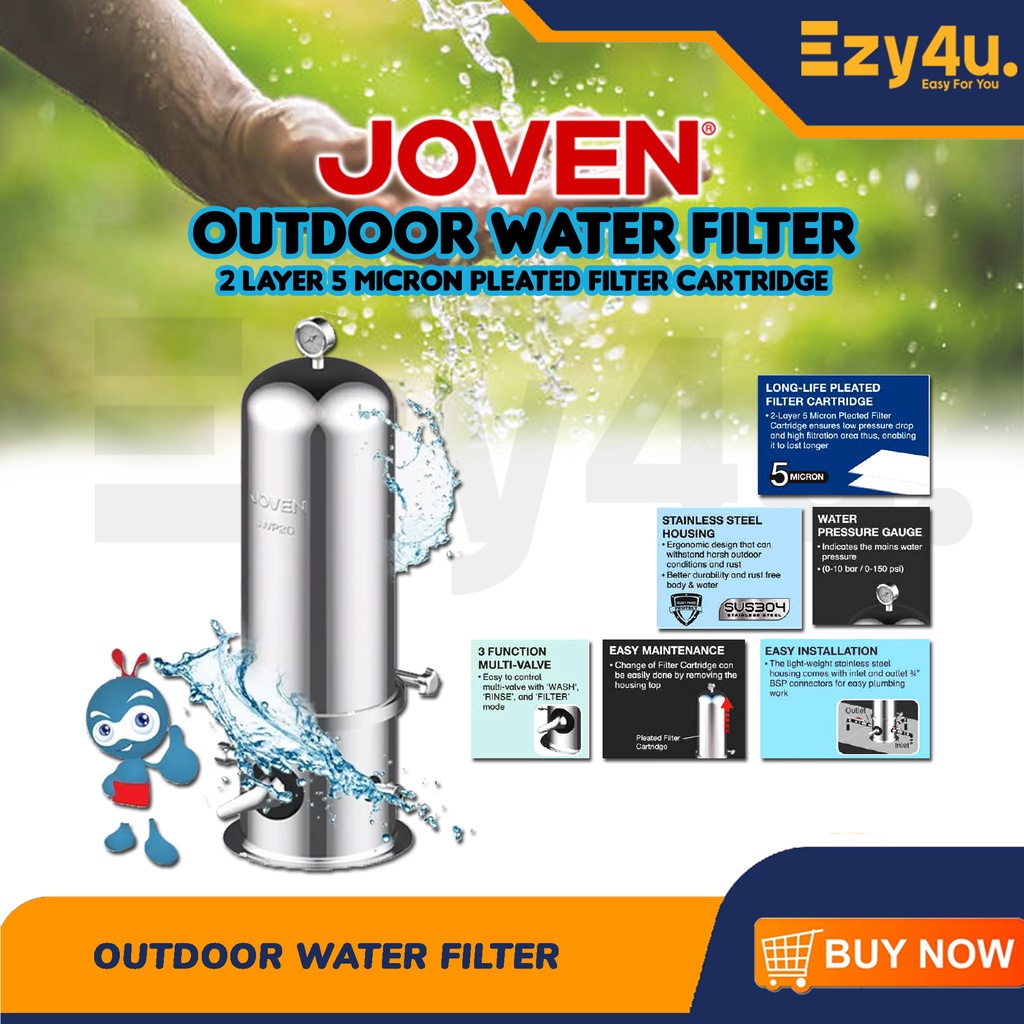 JOVEN JWP20 Outdoor Water Filter / Penapis Air Bersih Luar Rumah / 过滤器 ...