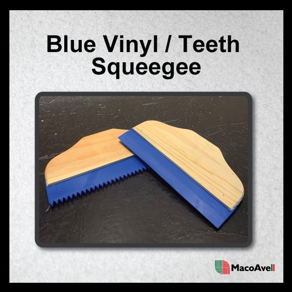 Blue Vinyl/Teeth Squeegee - MacoAvell Venetian Plaster special effect ...