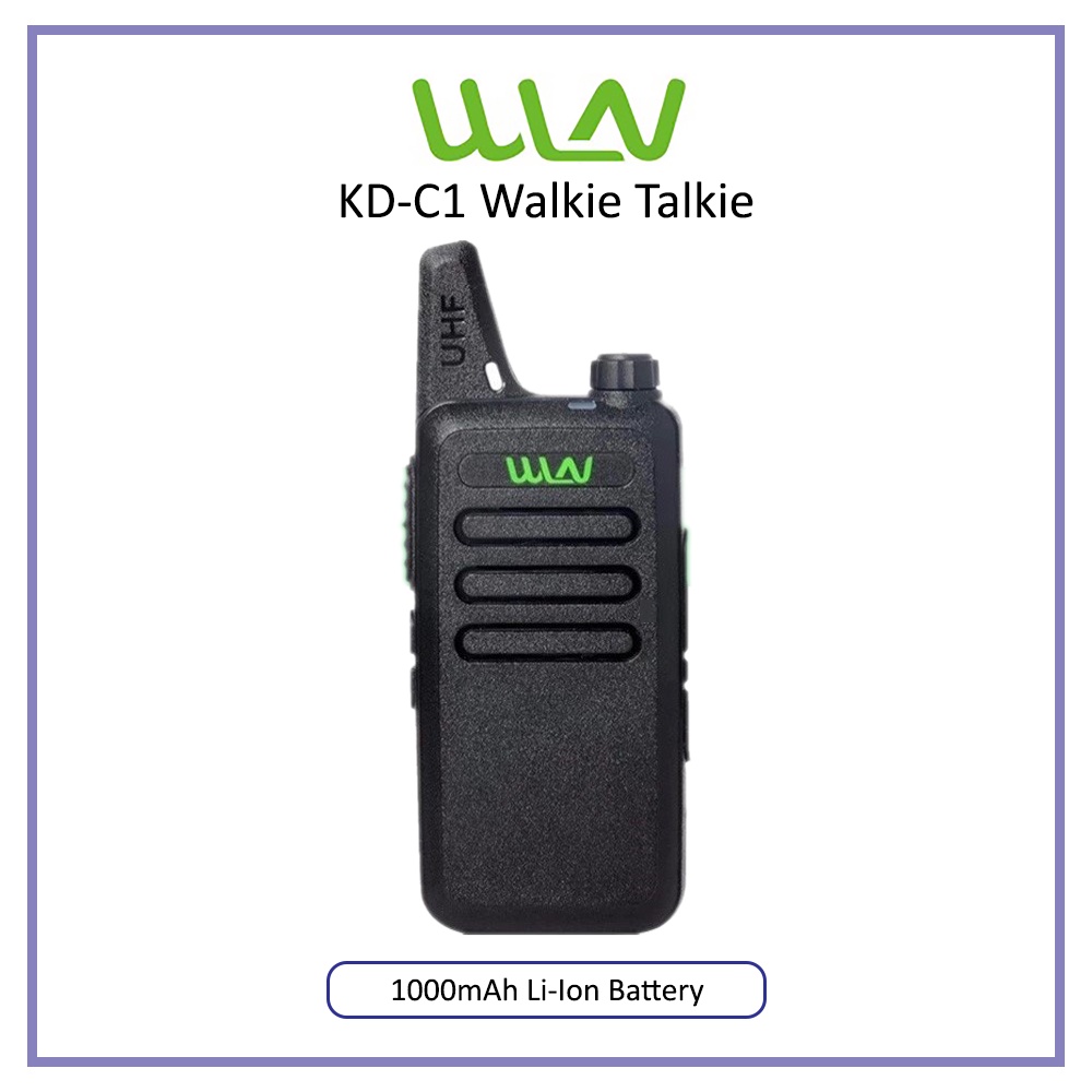 [Ready Stock] WLN KD-C1 Mini Walkie Talkie UHF 400-470 MHz Handheld Two ...