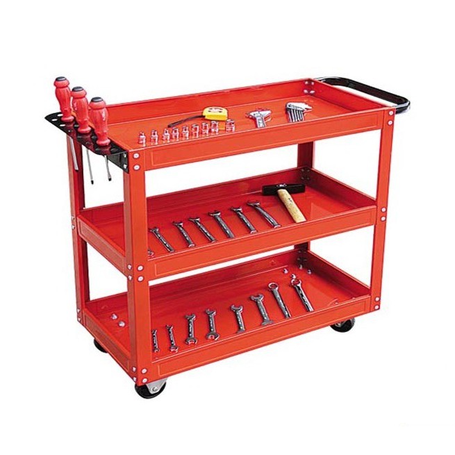 Mighty Heavy Duty Mechanic 3 Tier Steel Tool Cart Trolley | Shopee Malaysia