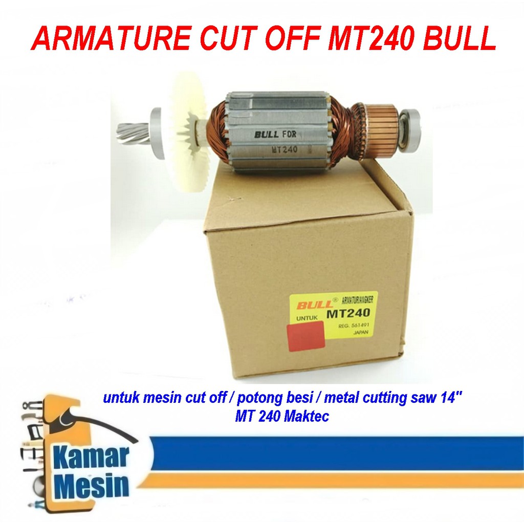 MESIN Maktec MT240 Bull Armature Cut Off Armature Cut Off Machine MT240 ...
