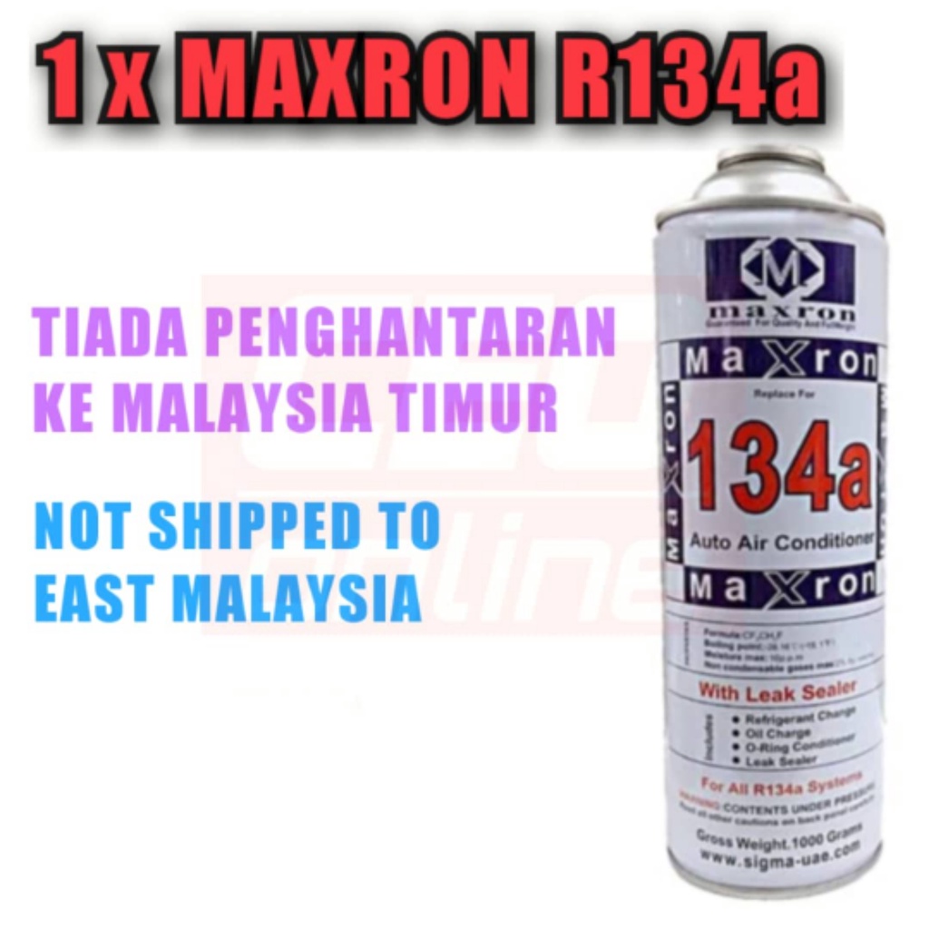 CEO 🇲🇾 R134a Gas MAXRON R134A ( Not Shipped To East Malaysia ) Car Air ...