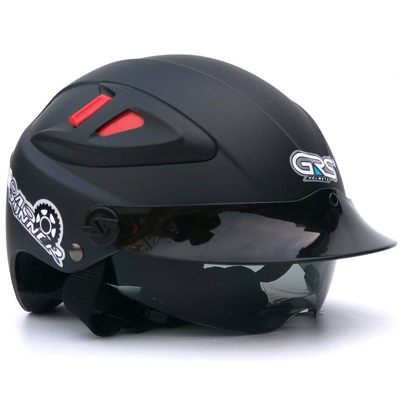 Genuine REMOVABLE LINED HALF HEAD HELMET GRS- A966 | Shopee Malaysia