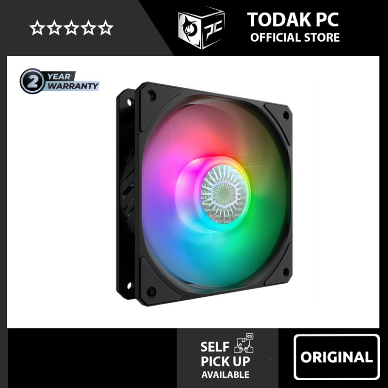 Cooler Master Fan Cooler Sickle Flow 120 ARGB | Black & White | Shopee ...