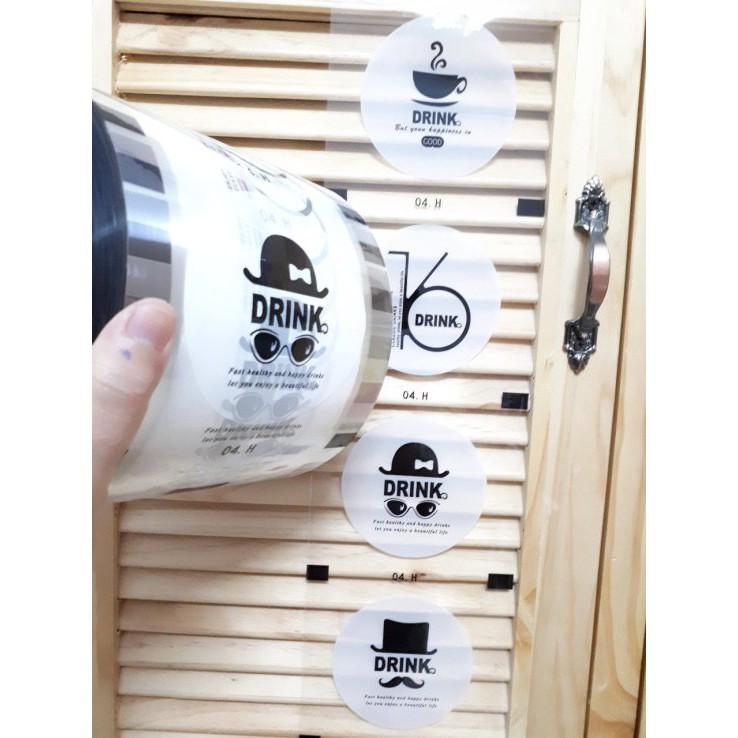 Sample PLASTIC CUP PRESSING FILM ROLL - DRINK (CUP MOUTH GLUE ROLL ...