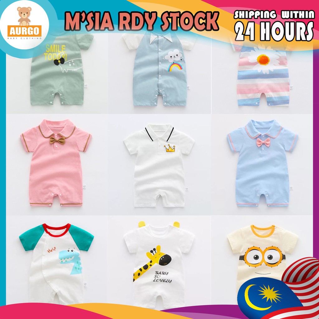 Newborn Infant Baby Clothing Baby Romper Cartoon Jumpsuits Cotton Boy ...