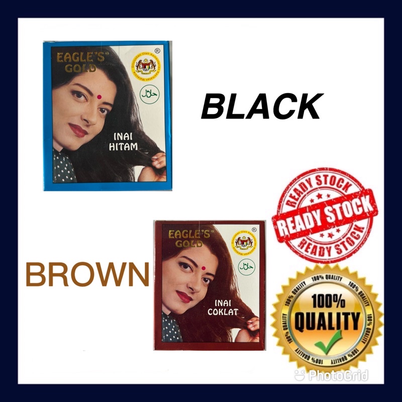 EAGLE GOLD PEWARNA RAMBUT/Hair dye Color/Hair Colour Cream (HALAL ...