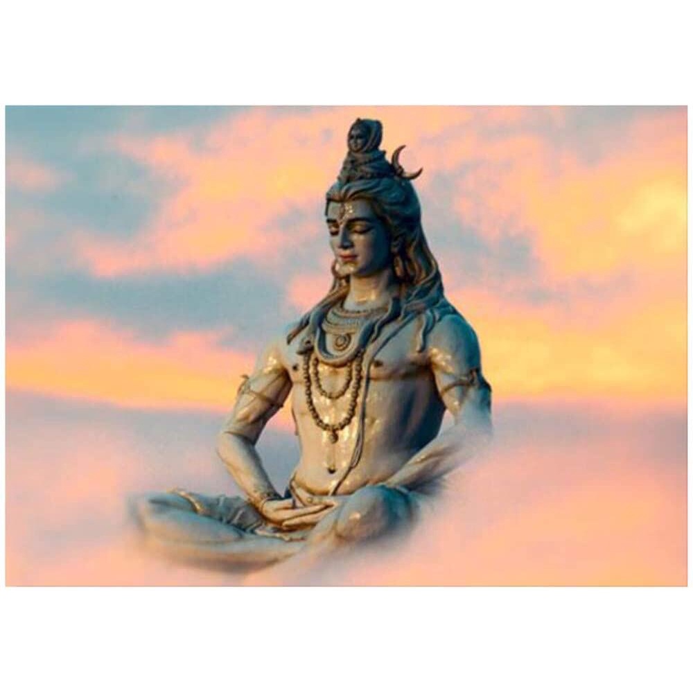Shiva Lord Wall Art Posters and Prints Hindu Gods Portrait Canvas ...