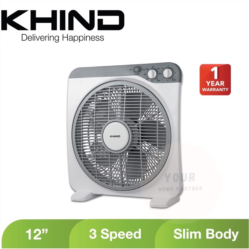 Khind Slim Box Fan 12 Inch BF12S | Shopee Malaysia