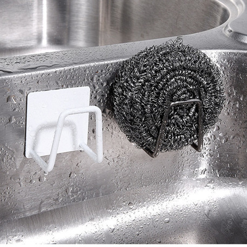 Sink Sponge Rack,Stainless Steel Spong Storage Shelf,Kitchen Wire Ball ...