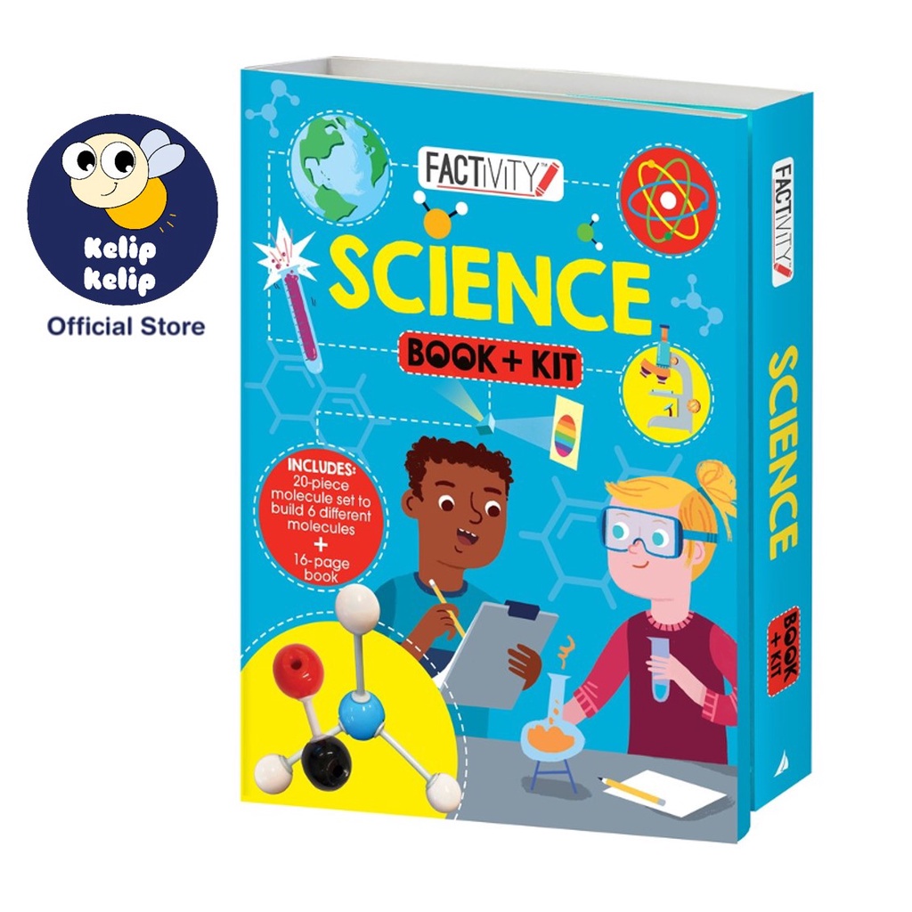 Science Book & Kit Gift Set with Molecule Toy & Book For Kids | Shopee ...