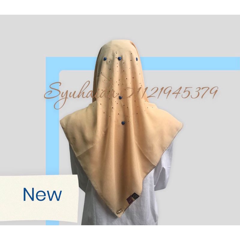 tudung aidijuma 💙💙💙BawalScarf Aidijuma #aj NEW RELEASE STUDDED 💙 💙💙 ...