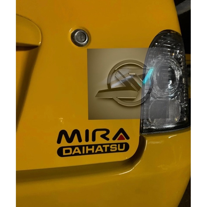 (Ready Stock) S785# MIRA DAIHATSU / Design Silver Chrome Car Body ...