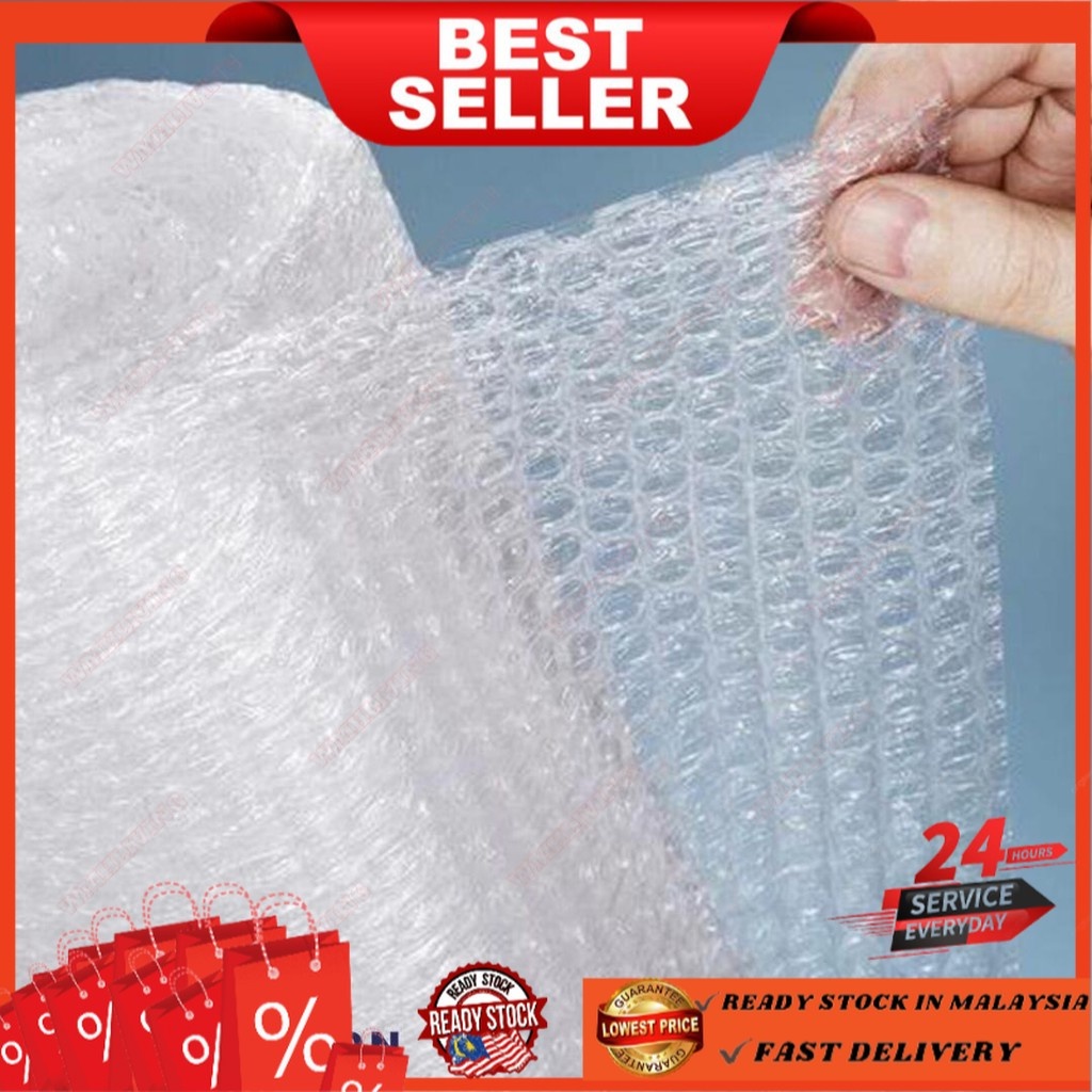 🔥READY STOCK🔥 Bubble Wrap Bubble Roll Single Layer bubble wrap tambahan untuk lebih selamat ...