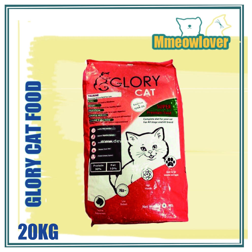 GLORY CAT 20kg Cat Food Ekonomi Makanan Kucing | Shopee Malaysia