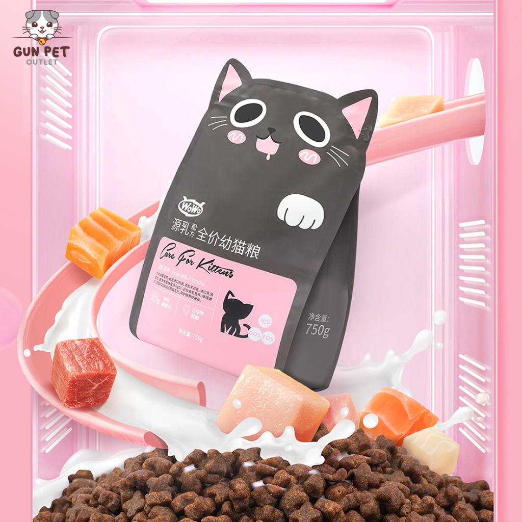 GUN PET WOWO Premium Cat Dry Food Makanan Kucing Cat Kibbles Cat Kibble ...