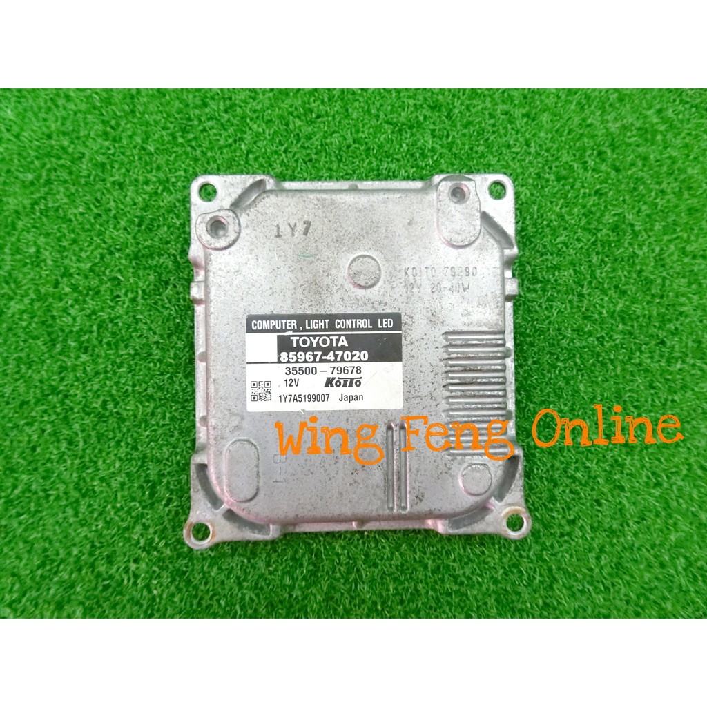 Genuine Toyota Lexus LED Light Control Computer Ballast Module ECU 12V ...