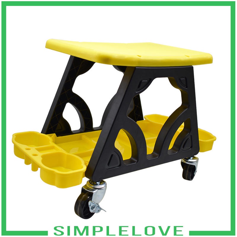 [simpleloveMY] Heavy Duty Car Detailing Stool Chair Rolling Car Wash ...