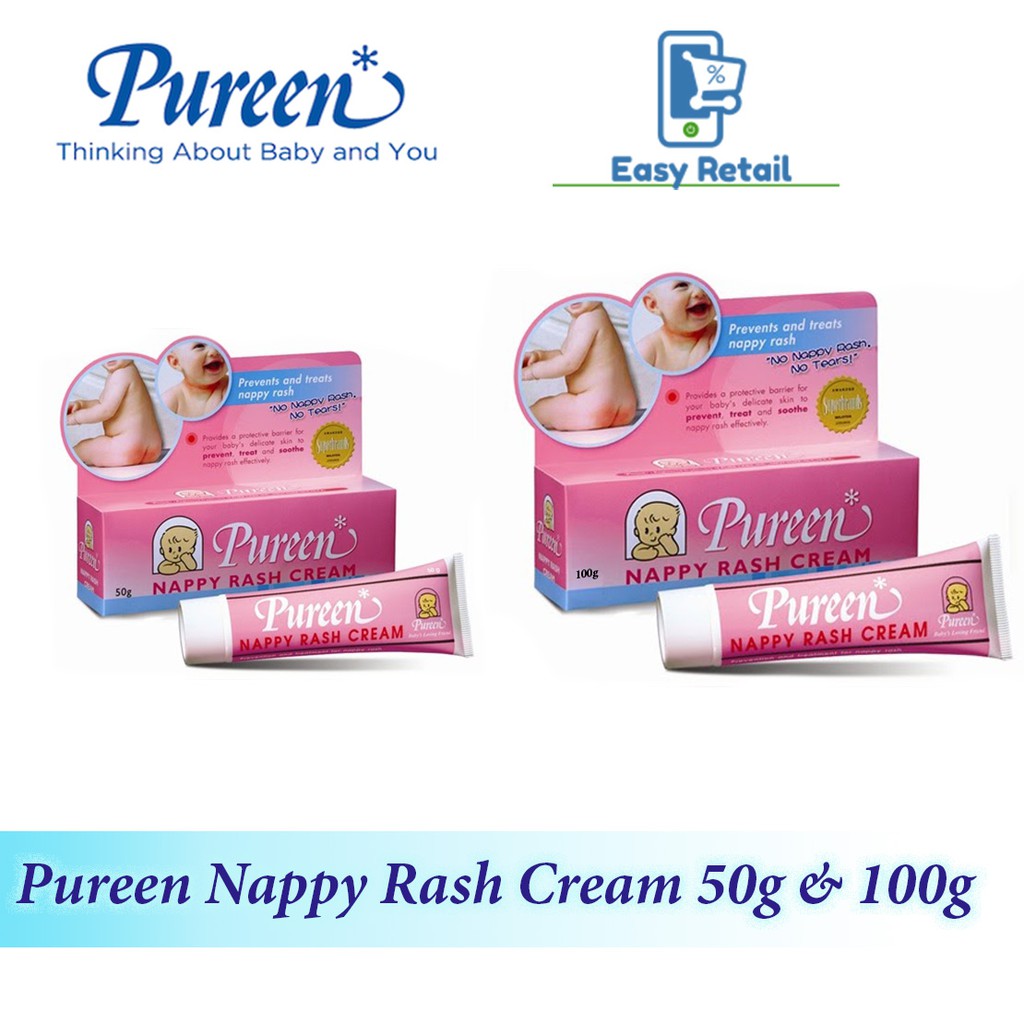 Pureen Nappy Rash Cream 50g/100g | Shopee Malaysia