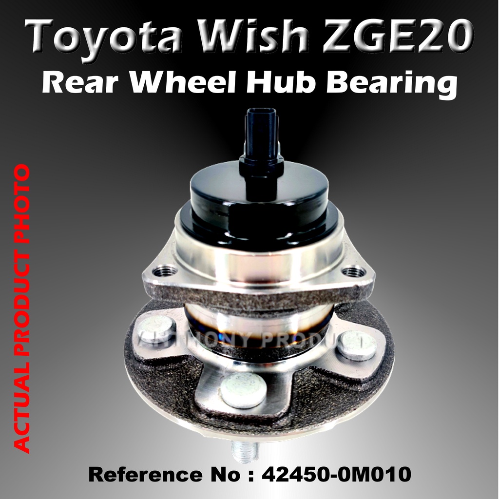 Toyota Wish ZGE20 1.8 /2.0, Toyota Sienta 1.5 Rear Wheel Bearing ...