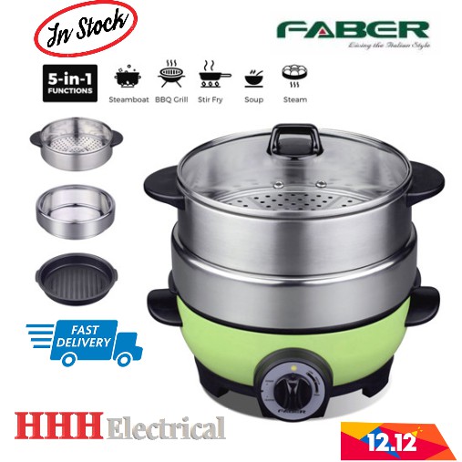 Faber Multi Cooker FMC FORNELLO 400YW 4LITER | Shopee Malaysia