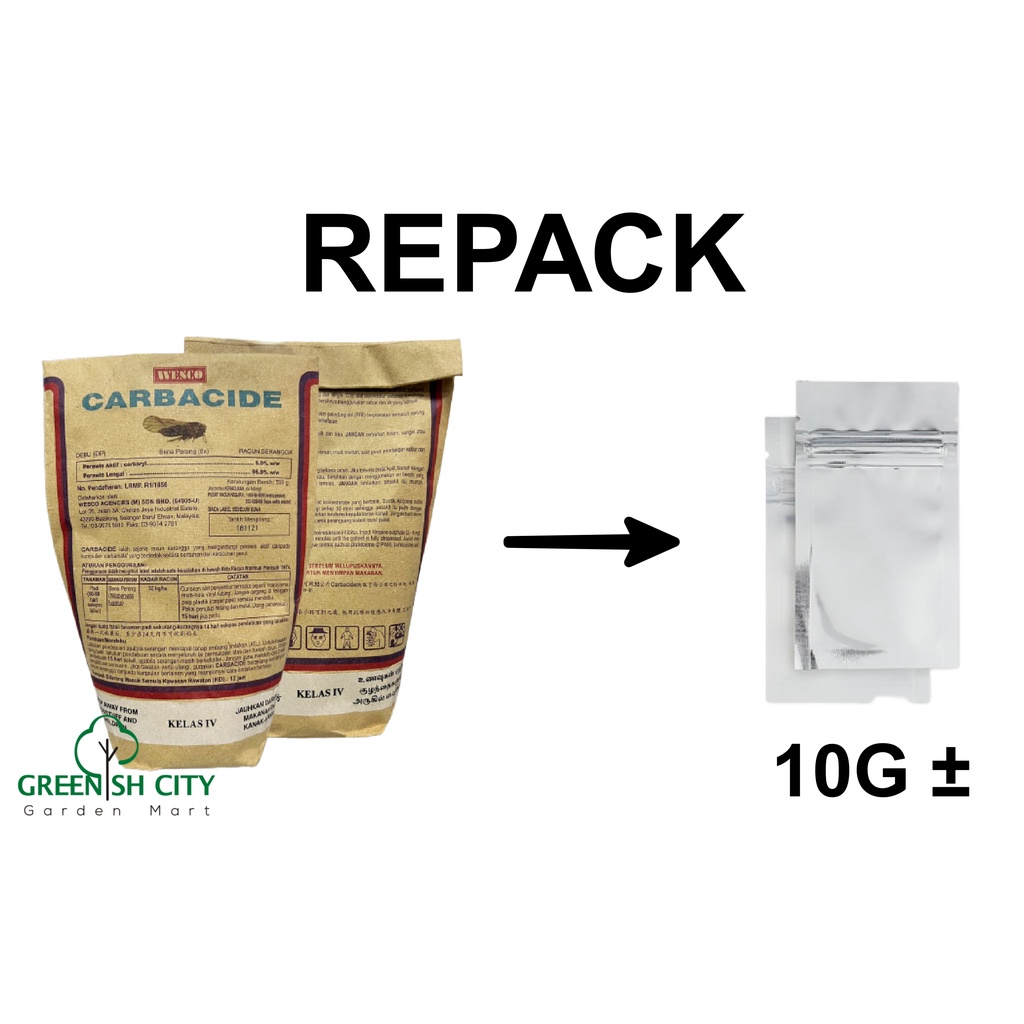 GNC - 10G± Wesco Carbacide Insecticide Pest Control Powder Ubat Racun ...