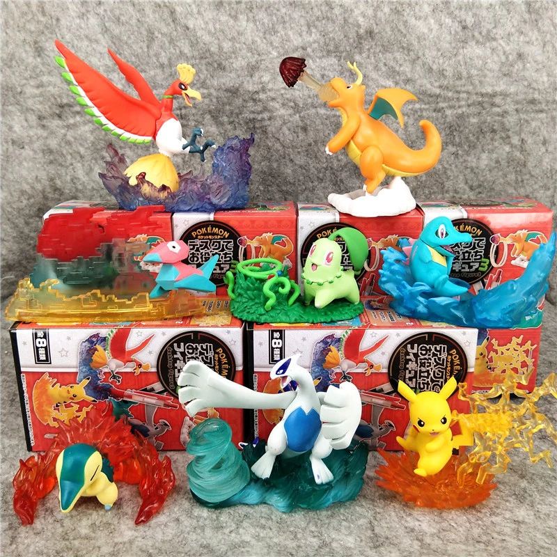 pokemon Lucky box! attack mode ver! Pikachu!Lugia!宝可梦盲盒！皮卡丘！一套8盒 ...