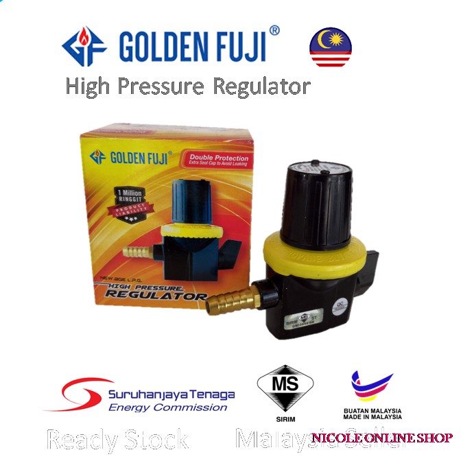 Golden Fuji 181DP HPG High Pressure Gas Regulator gas kepala | Shopee ...