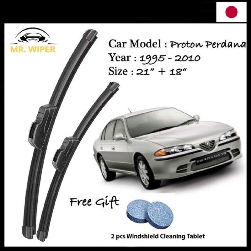 🔥MR WIPER🔥 PROTON PERDANA V6 (1995-2010) MR WIPER JAPAN TECHNOLOGY ...