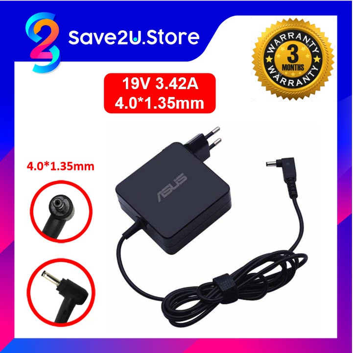 【Ready Stock】High Quality ASUS Notebook Adapter 19V 3.42A (4.0*1.35mm ...