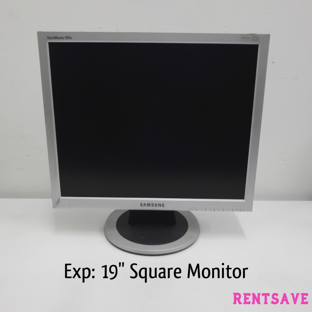 Rentsave(Premium Refurbished) LED/LCD GRADE A & B 15"/17"/19"/20"/22 ...