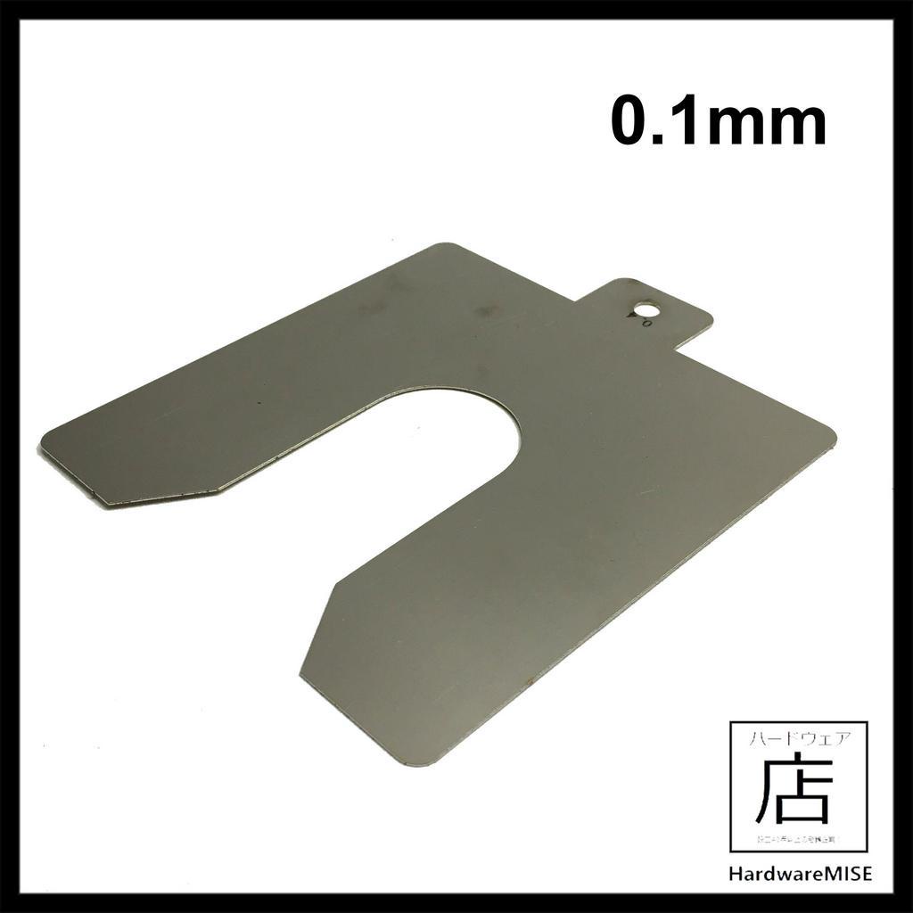 304 Stainless Steel Slotted Shim 0.1mm Pre-Cut Precision Shims Leveling ...