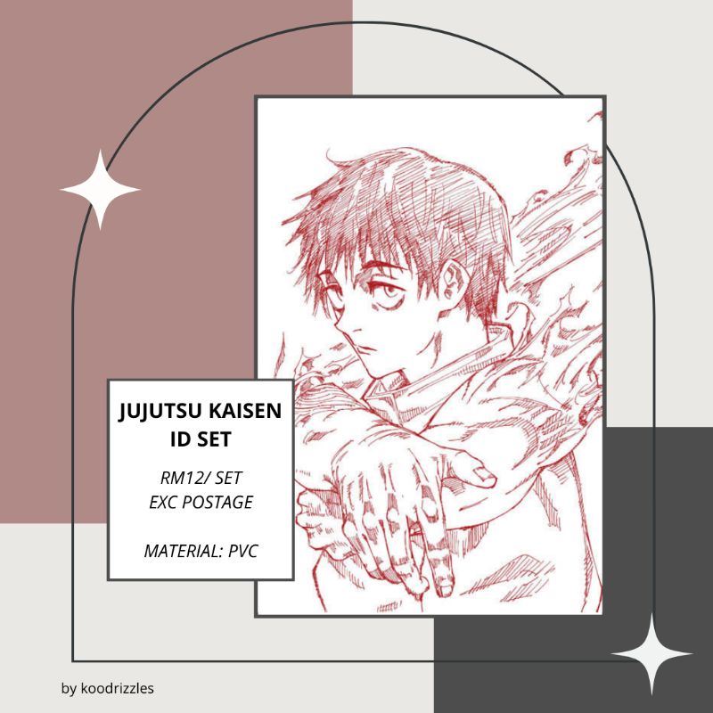 JUJUTSU KAISEN ID SET (FANMADE) | Shopee Malaysia