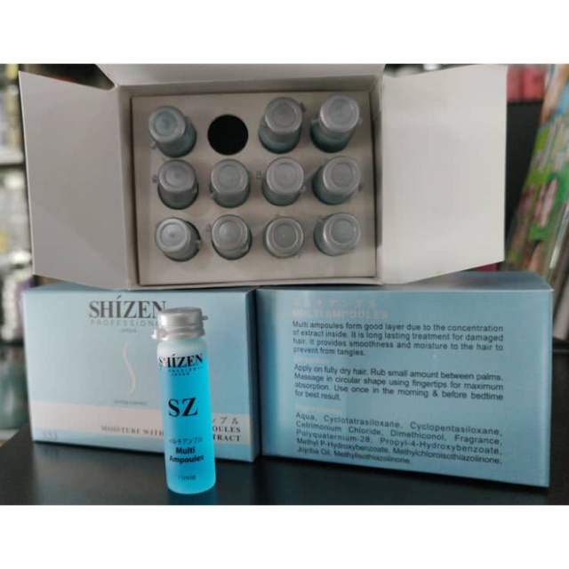 Shizen Hair Moisture Treatment With Jojoba Extract (15ml x 12) (Water ...