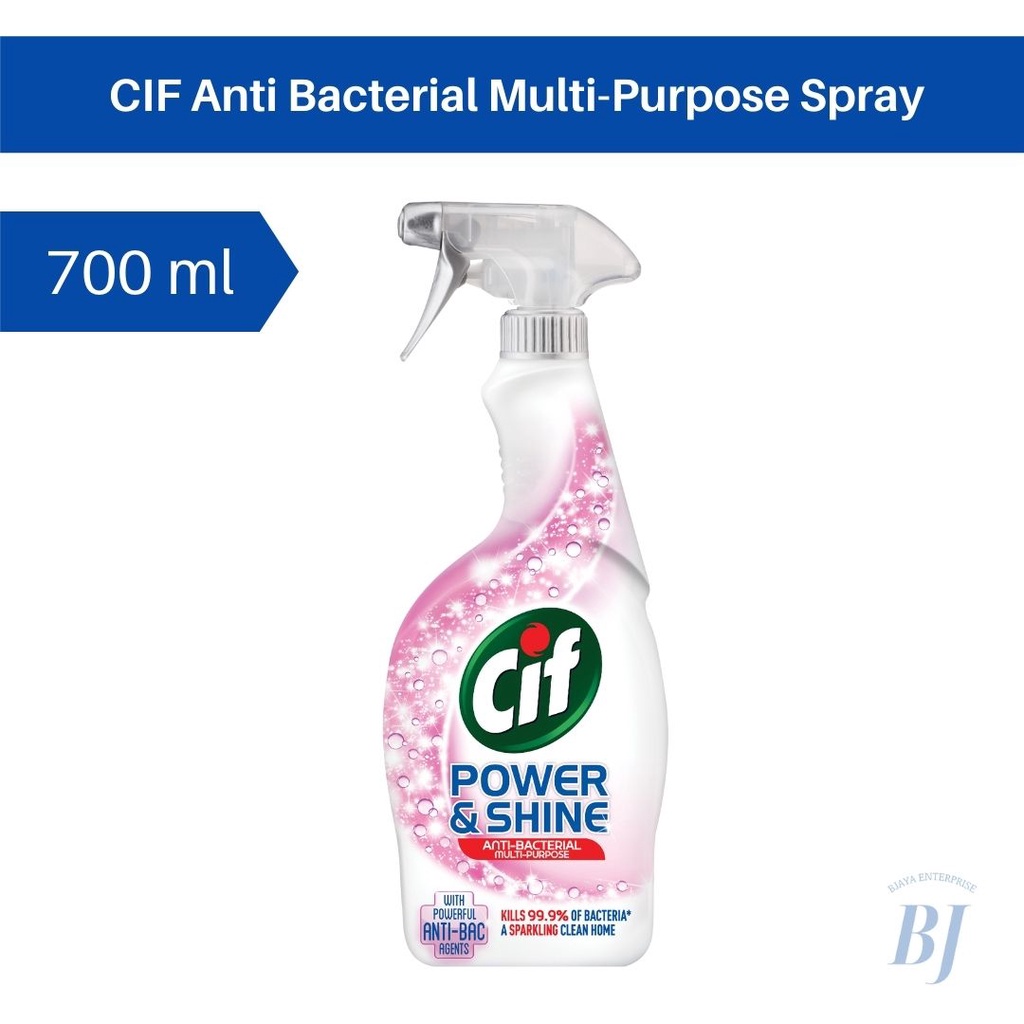 CIF Power & Shine Anti Bacterial Multi Purpose Cleaner Spray 700ml ...