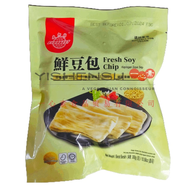 Everbest ( 更加好 ), Vegetarian Food Fresh Soy Chip 素手工豆包 300g - Frozen ...