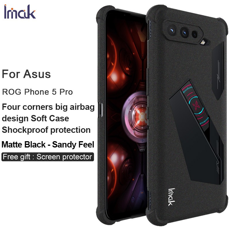 Imak Asus ROG Phone 5 Pro Airbag Soft Case ROG 5S Pro Matte Silicone ...