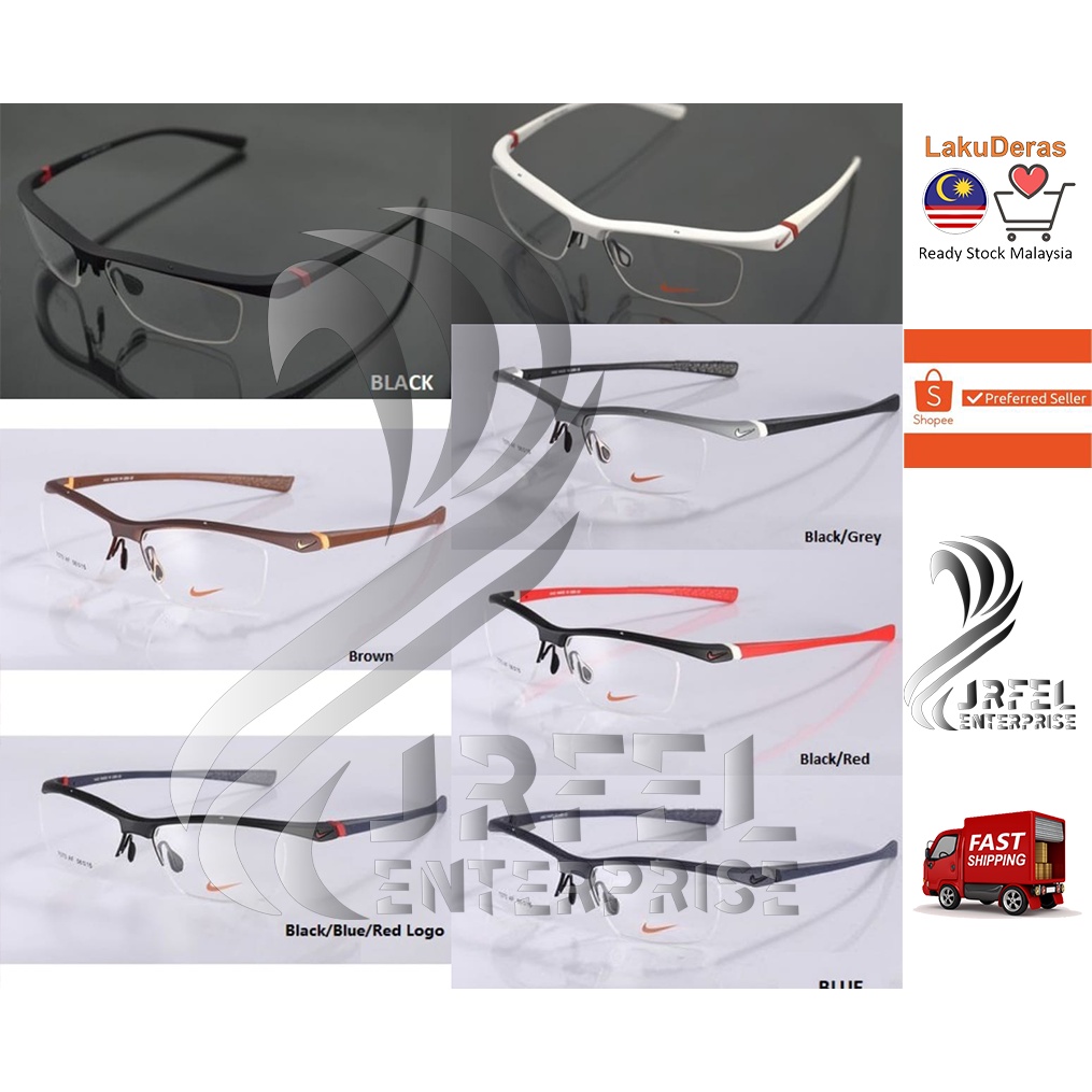 Nike Rubber plus Plastic Sport Spectacles | Shopee Malaysia