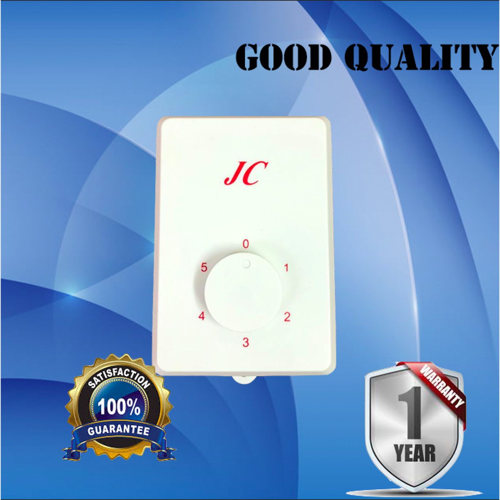 Hipson/JC Fan Regulator 5 SPEED CONTROL FOR ALL BRAND CEILING FAN ...