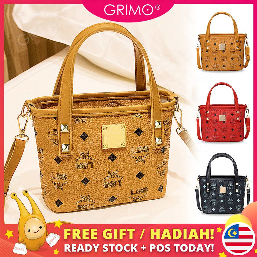 READY STOCK💝GRIMO LBS Handbag Bag Women's Shoulder Beg Tangan Handbag ...
