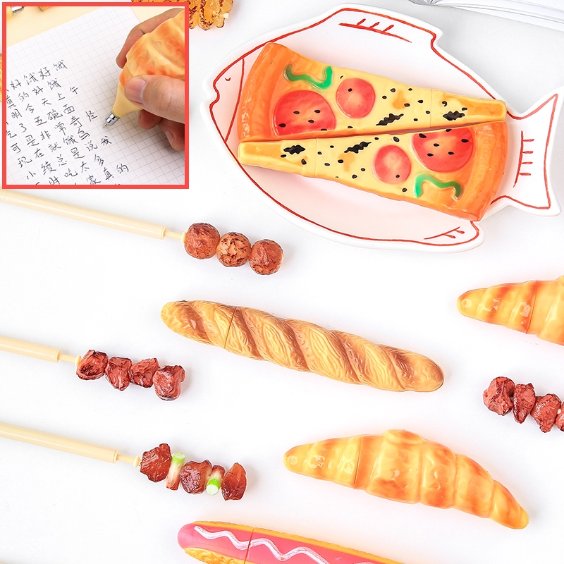 🔥Hot Sale🔥 0.5mm Black Ink Cartoon Simulation Food Pen Creative Funny ...