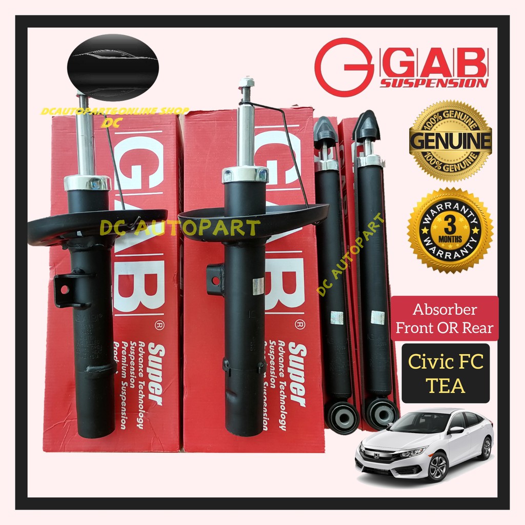 ORIGINAL GAB SUPER PREMIUM ABSORBER HONDA CIVIC FC TEA TED FRONT OR REAR SHOCK ABSORBER 1PAIR ...