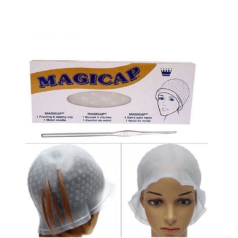 Magicap Reusable Hair Color Highlighting Frosting & Tipping Cap ...