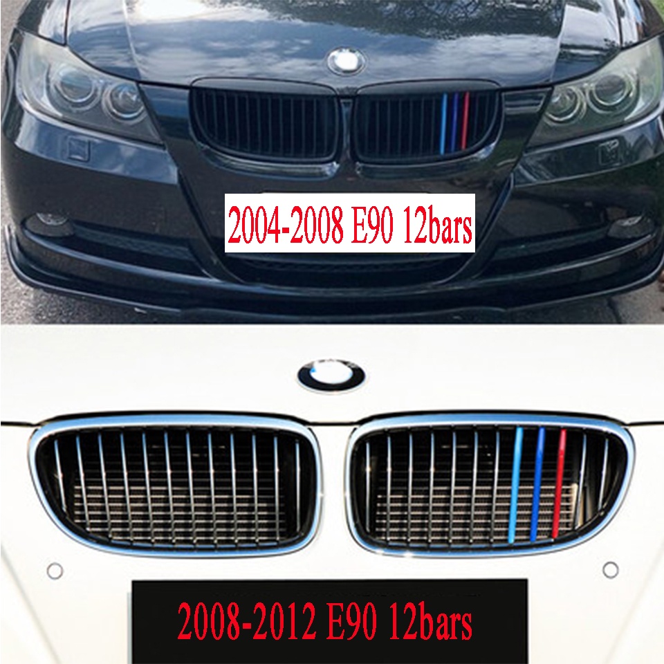3pcs ABS DE/M Car Racing Grille Strip Trim Clip For BMW G30 F10 E60 E39 ...