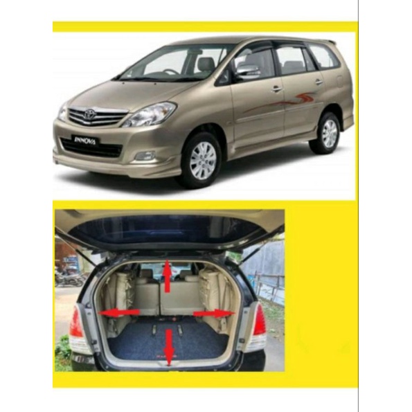 Toyota Innova 2005-2013Y Rear Bonnet Rubber / Trunk Lid Boot Rubber ...