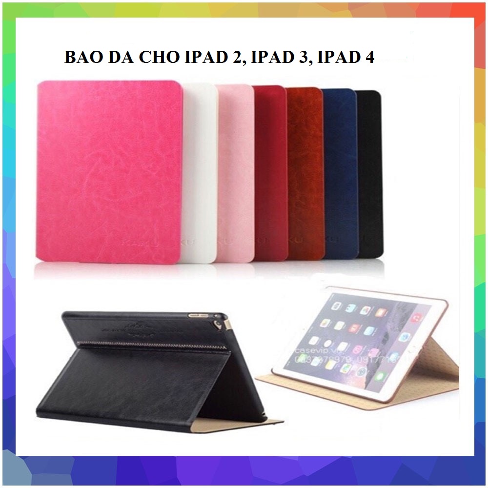 Genuine kaku / KuKe leather case for ipad 2, ipad 3, ipad 4 | Shopee Malaysia