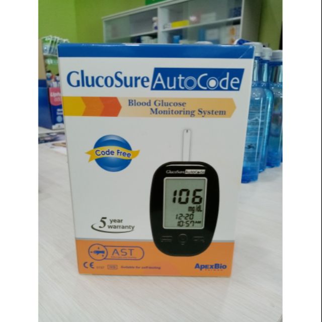 GLUCOSURE AUTOCODE BLOOD GLUCOSE MONITORING SYSTEM | Shopee Malaysia